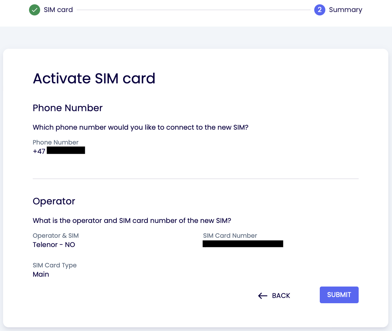 Techstep | How do I "Activate SIM Card" in Lifecycle Portal?